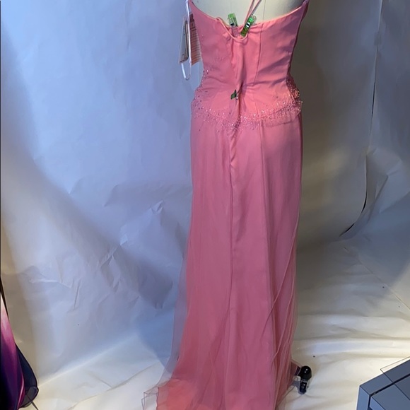 Xcite Prom | Dresses | Peach One Shoulder Gown | Poshmark